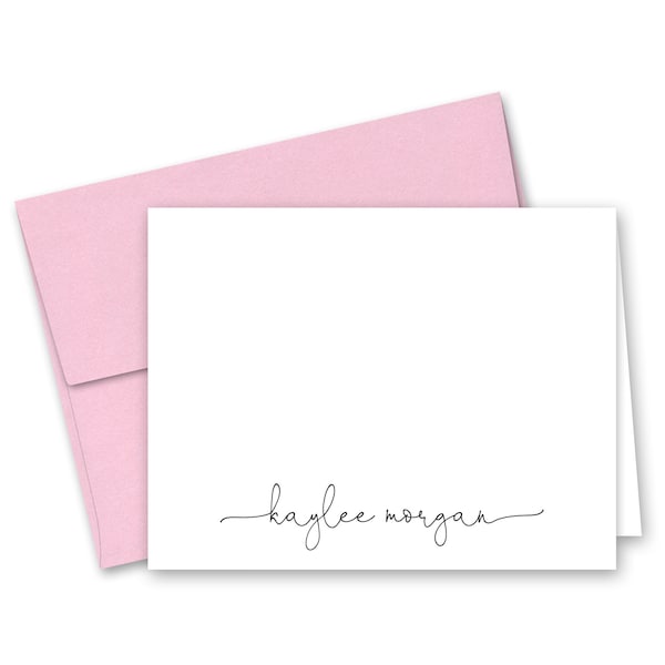 Personalized Note Cards With Envelopes - Etsy
