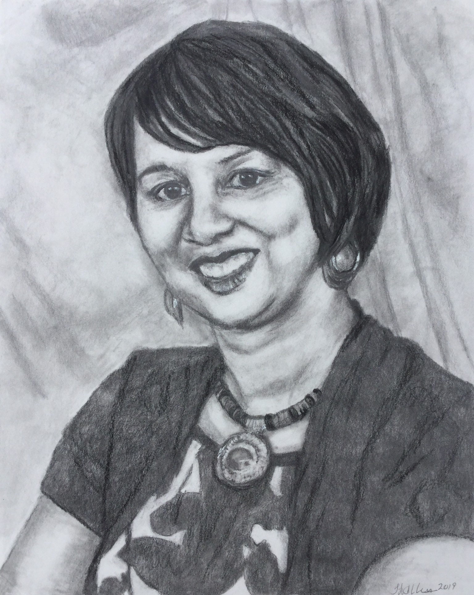 Commission Portrait s Tomisha Lovely-allen - Etsy