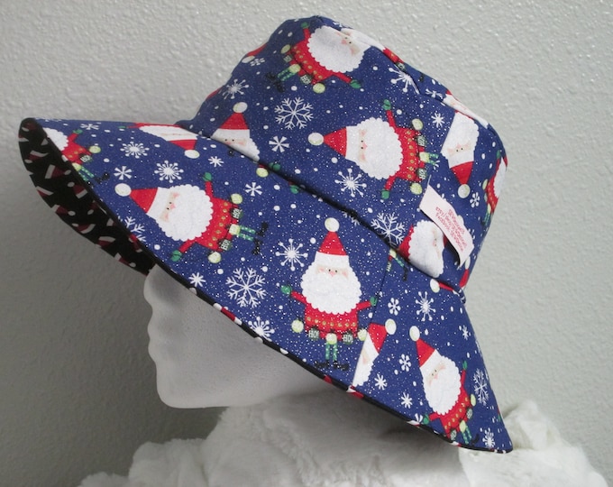 Bucket Hat 23 Large Reversible Hat Christmas Hat Santa - Etsy