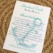 Nautical Welcome Letter, Destination Wedding Welcome Letter, Welcome ...