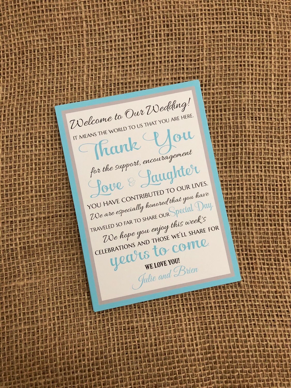 Wedding Welcome Letter Destination Wedding Welcome Wedding | Etsy