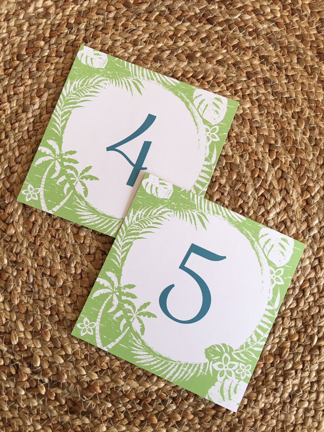 Beach Wedding Table Numbers Wedding Table Numbers | Etsy