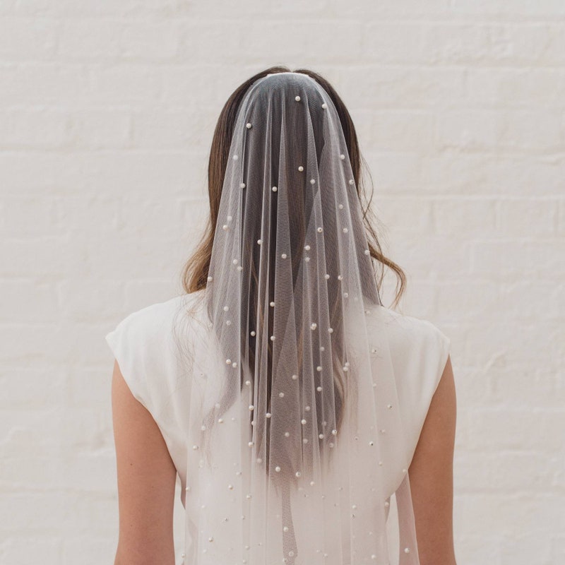 Pearl Veil - Etsy