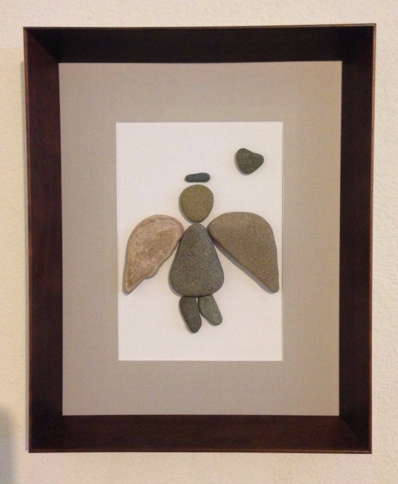 Pebble Art/ Canvas Art/ Multi Media Collage/ Beach Stones/ - Etsy