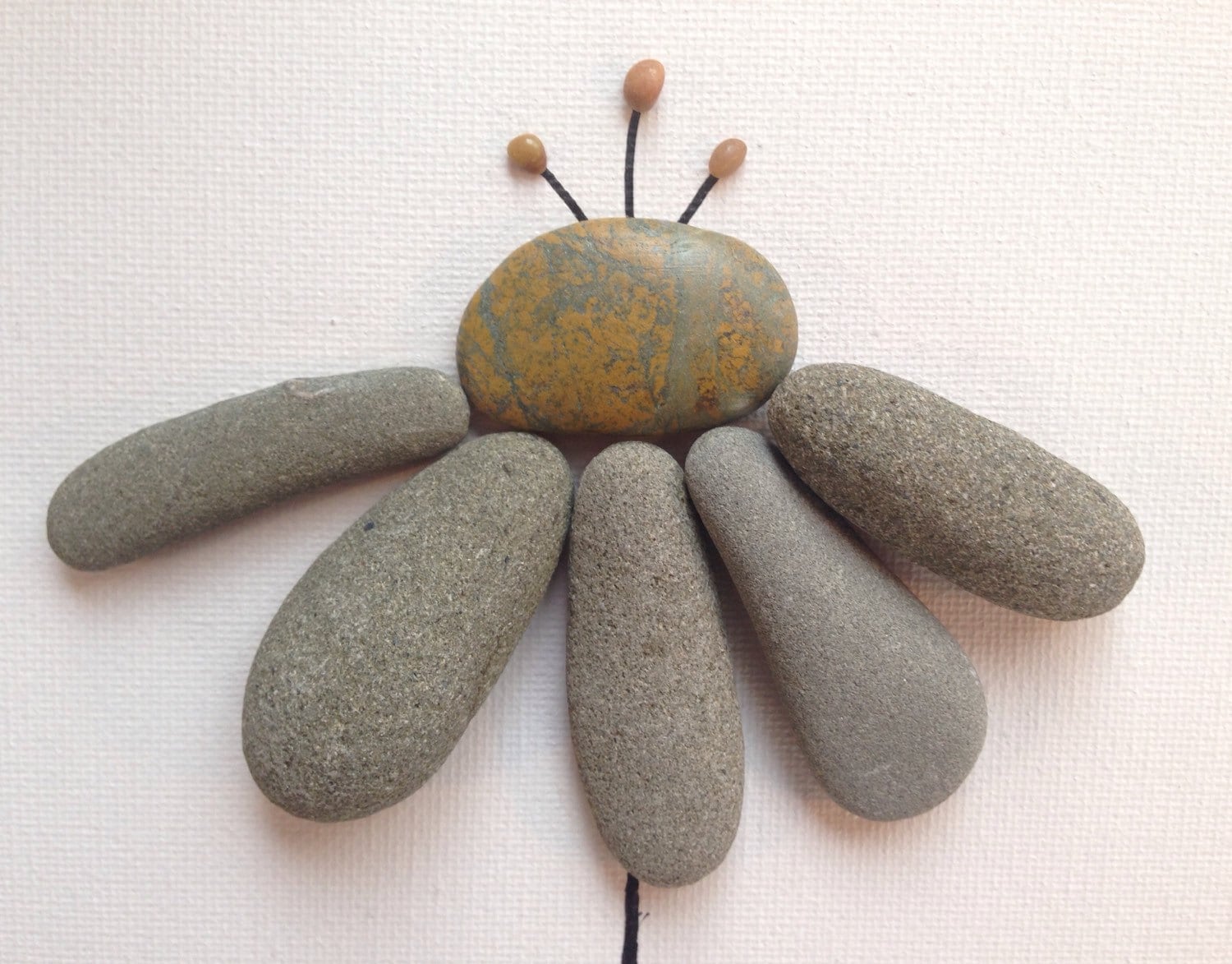 Pebble Art Wall Art Decor Beach Decor Home Decor Canvas - Etsy