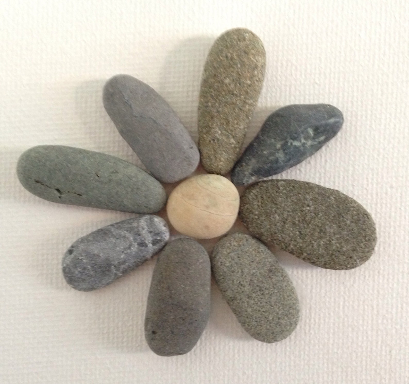 Pebble Art Set of 3-10 X 8 Canvas Wall Art Pebble Art - Etsy