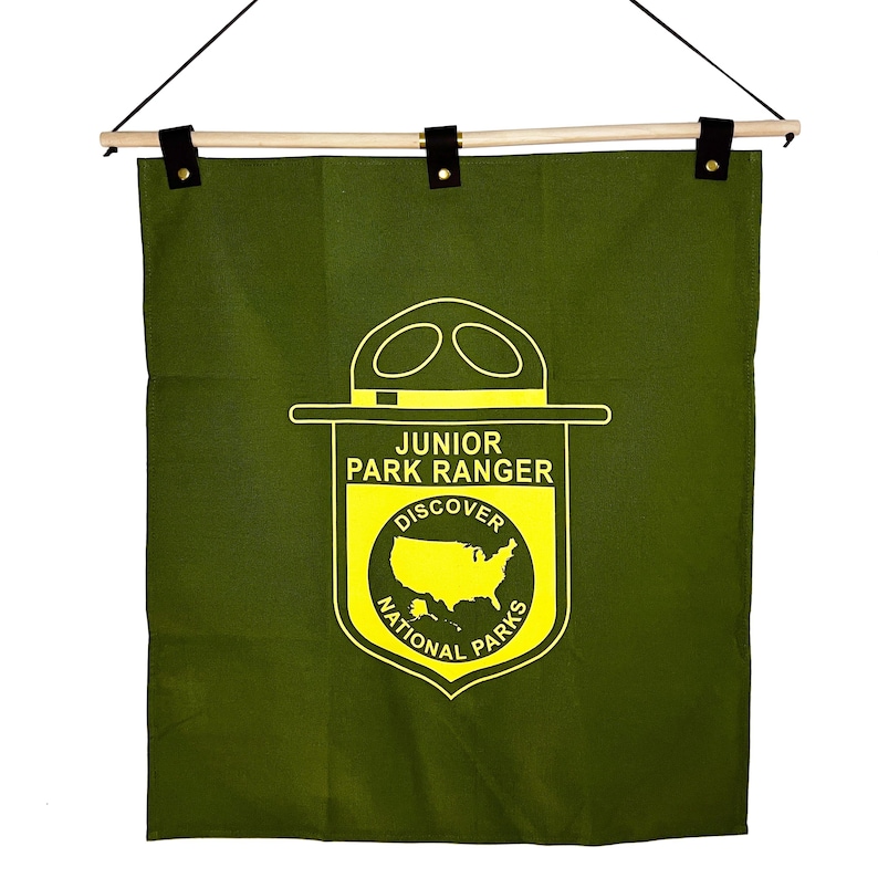 Junior Ranger Scout Badges Display BANNER Plus / Enamel Pin & Patch ...