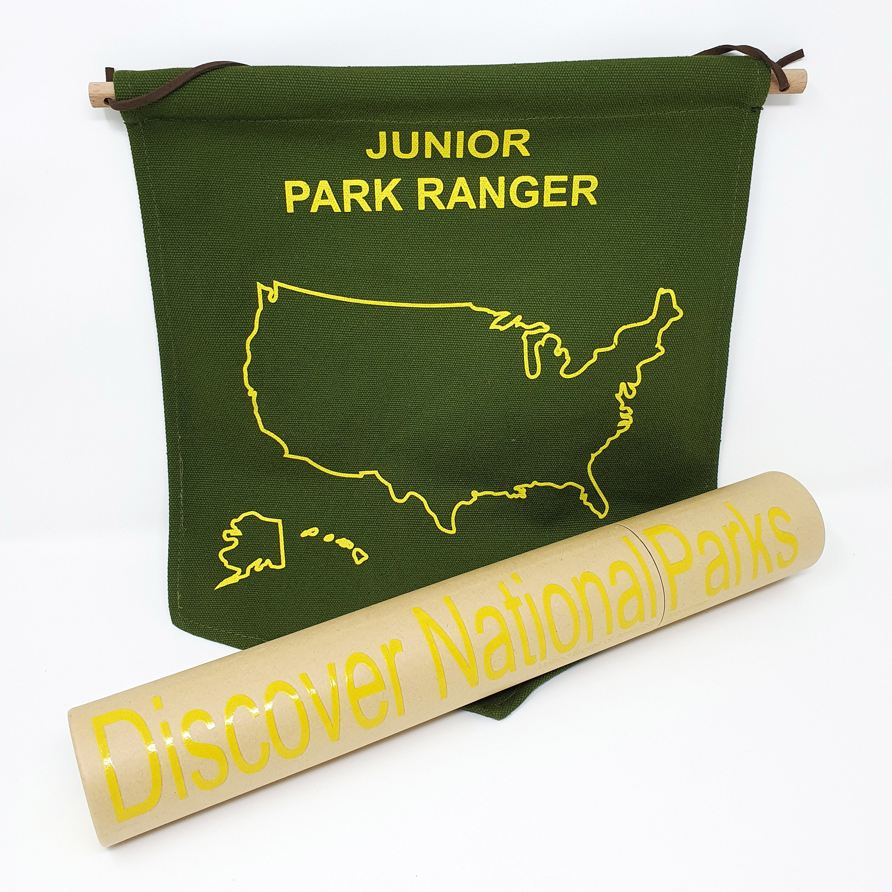 National Park Junior Ranger Scouts Badges Display Banner / Enamel Pin ...
