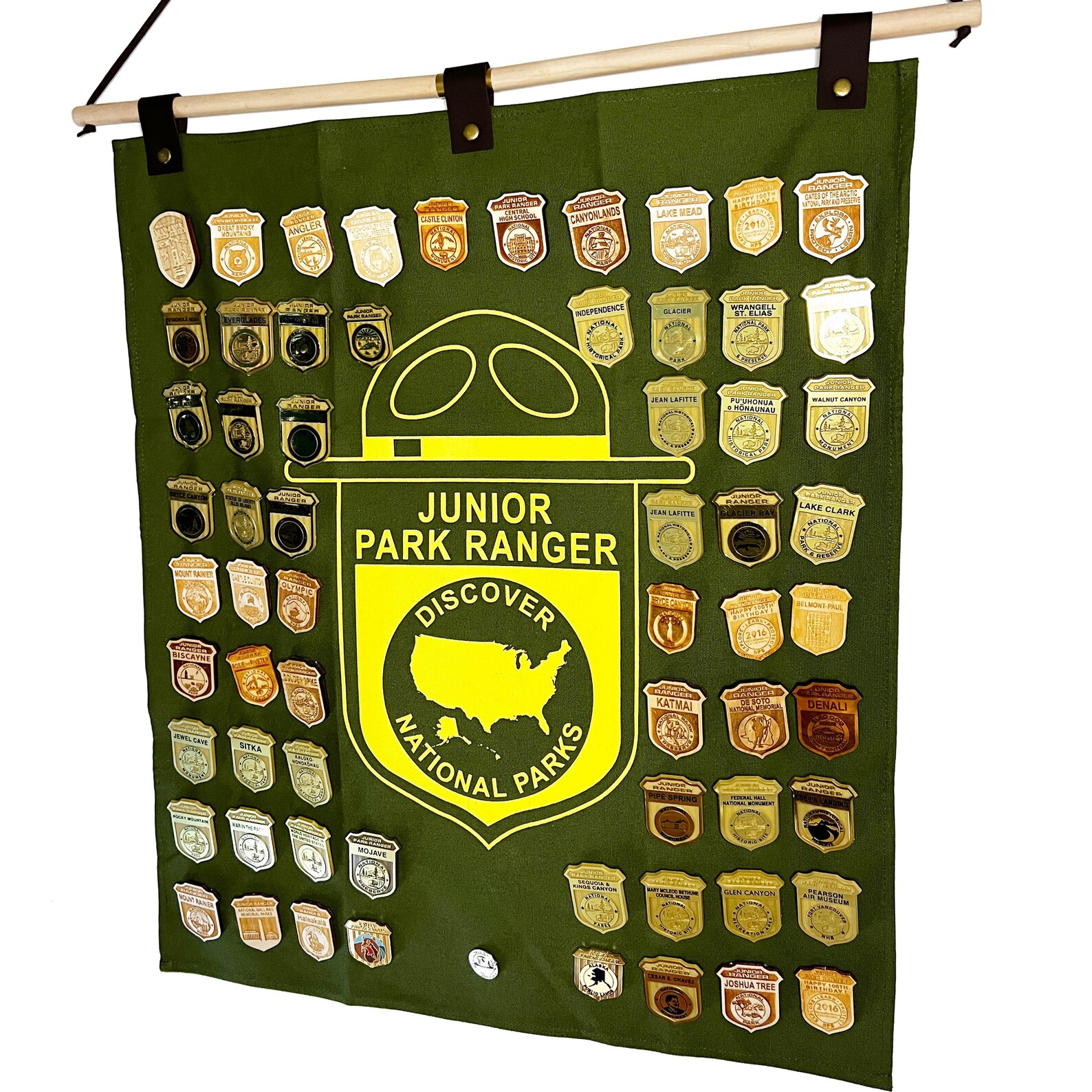 Junior Ranger Scout Badges Display BANNER Plus / Enamel Pin & Patch ...