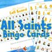 All Saints Bingo Cards PDF - Etsy