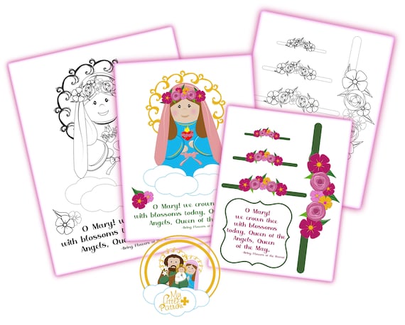 Mary May Crowning Printable PDF | Etsy