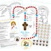 Divine Mercy Chaplet and Coloring Pages - Etsy