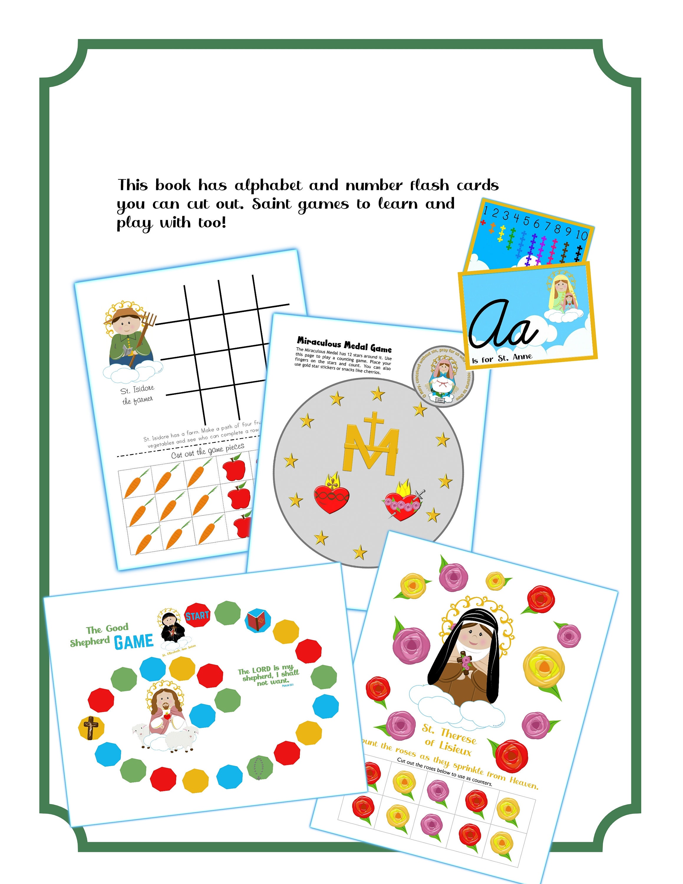 My Little Patron Cursive Flash Card and Game PDF - Etsy