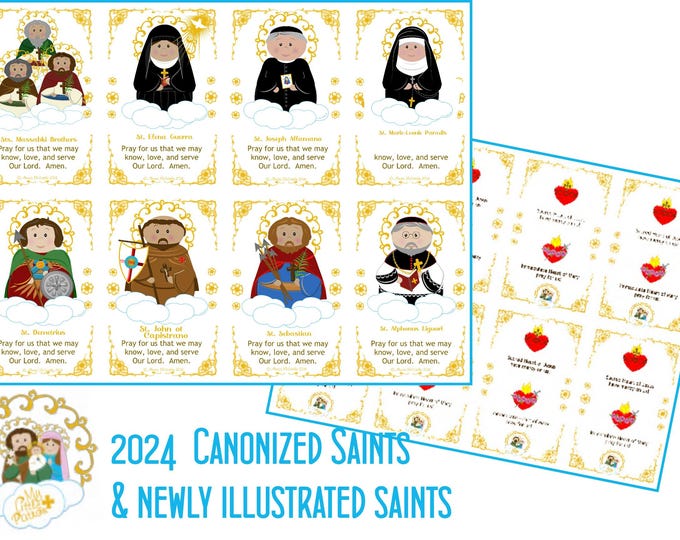 All Saints Bingo Cards PDF - Etsy Canada