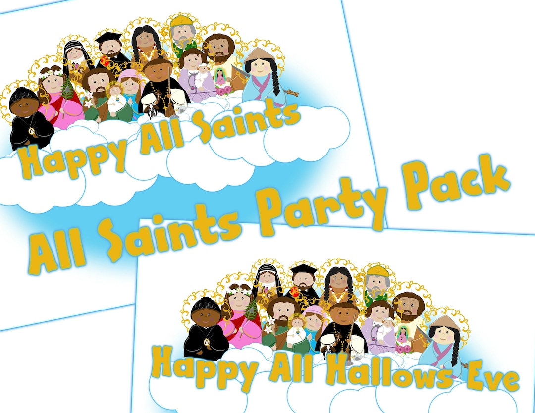 All Saints Party Pack Printable PDF - Etsy