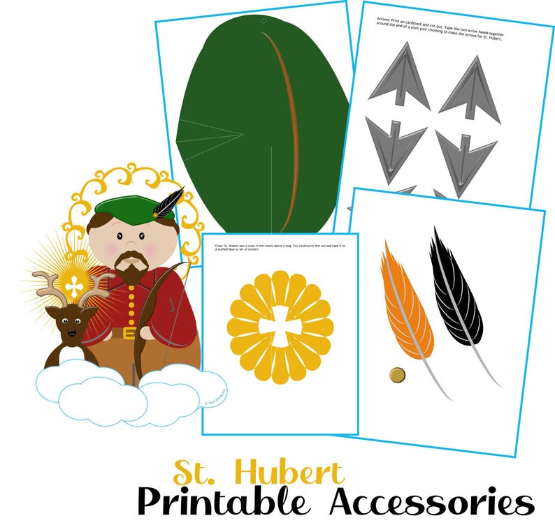 St. Hubert Printable Costume Accessories - Etsy