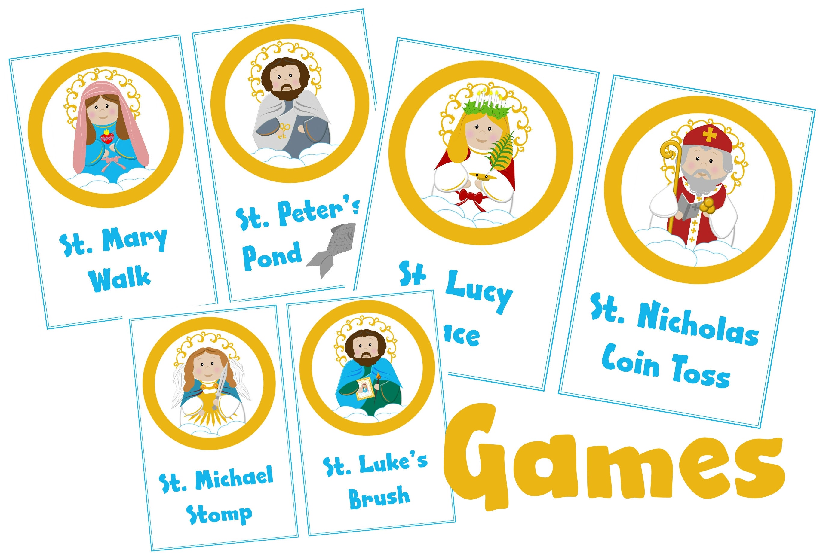 All Saints Party Pack Printable PDF - Etsy