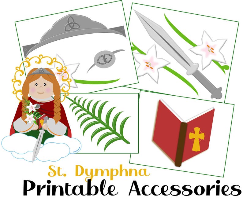 St. Dymphna Printable Costume Accessories - Etsy