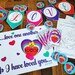 Sacred Heart Valentine Party Pack Printable PDF - Etsy