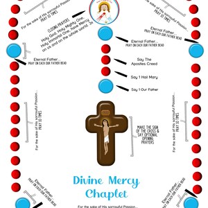 Divine Mercy Chaplet and Coloring Pages - Etsy