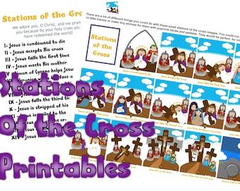 Stations of the Cross Stained Glass Posters: Lent and Holy Week ...