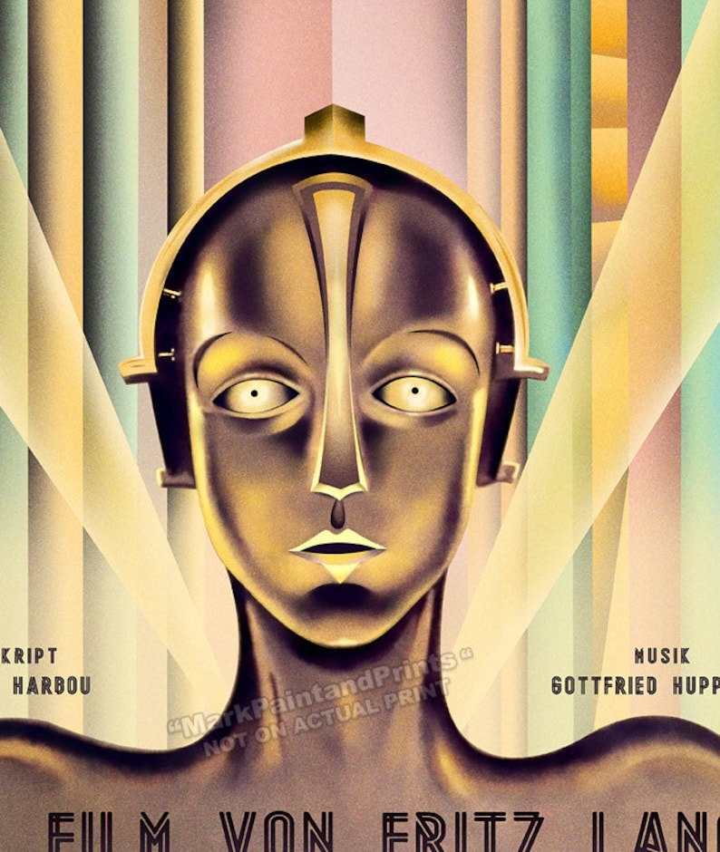 Metropolis "colors" - Fritz Lang (1927) Giclee Print 19"x42" - Free ...