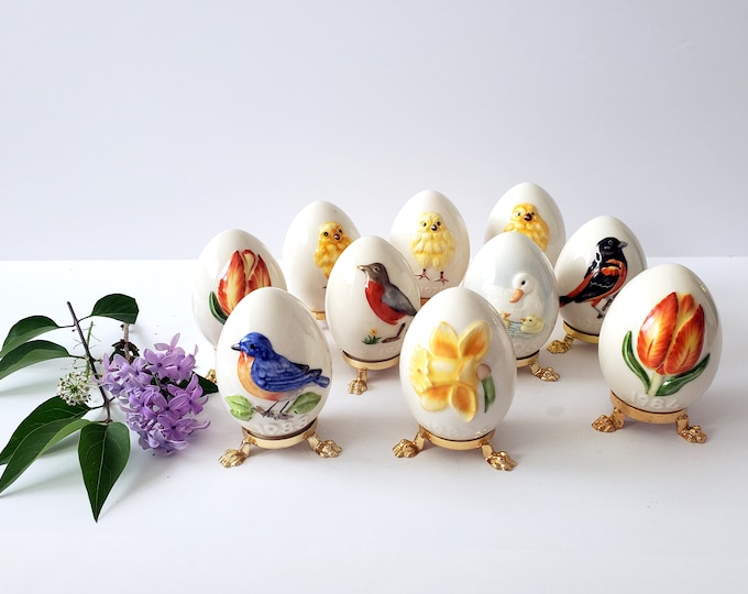 Vintage Goebel Easter Eggs, West Germany - Etsy