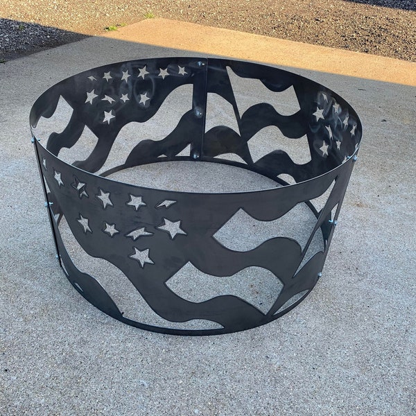 American Flag Fire Pit - Etsy