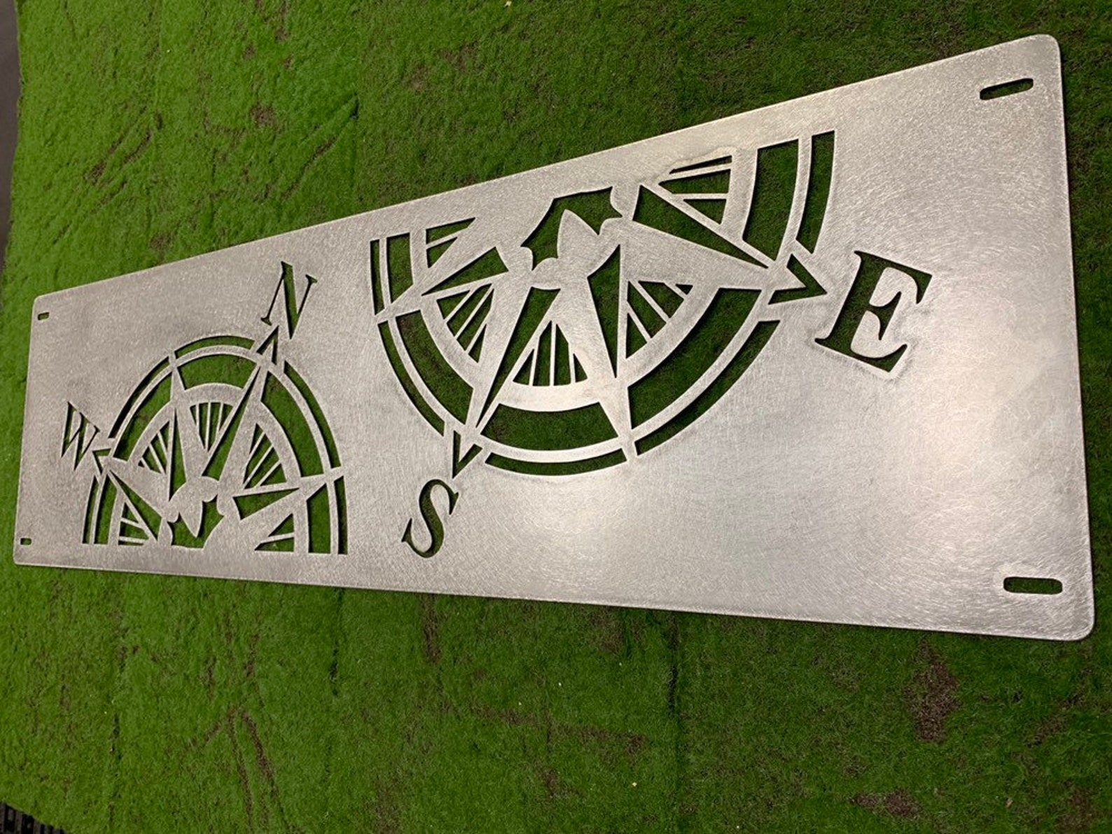 Compass Fire Ring Compass Rose Fire Pit Outdoor Map - Etsy