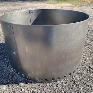 Solid With Holes Heavy-duty Steel Smokeless Fire Ring - Customizable ...