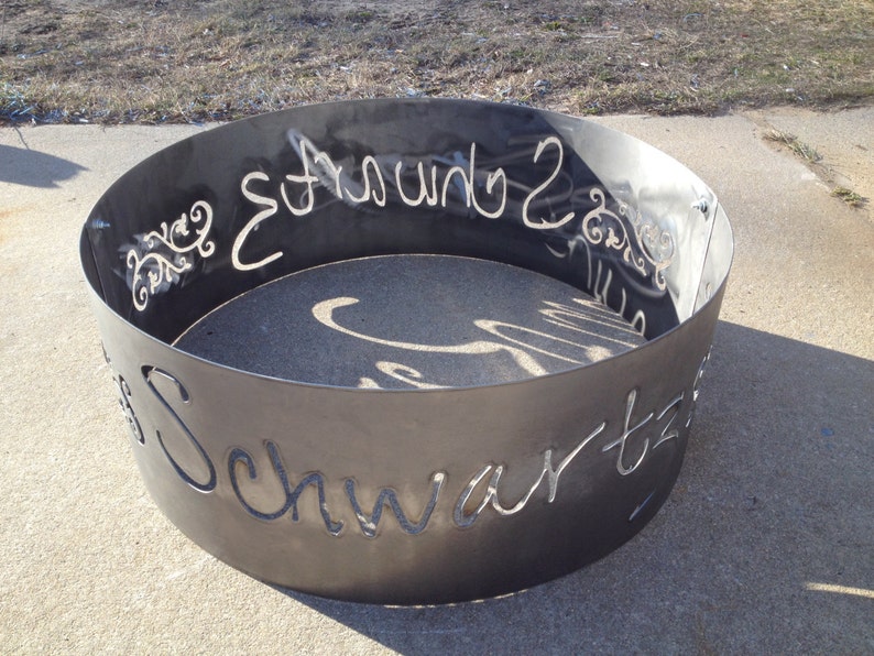 You Design Fire Ring or Custom Fire Ring Customized Design - Etsy