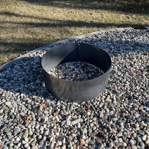 Handcrafted Corten Steel Fire Pit - Solid, Durable, Rustic, Long ...