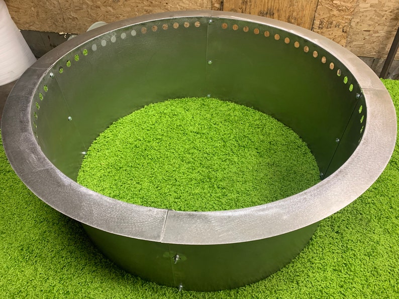 Fire Ring With Lip Smokeless Fire Pit Customized Design - Etsy