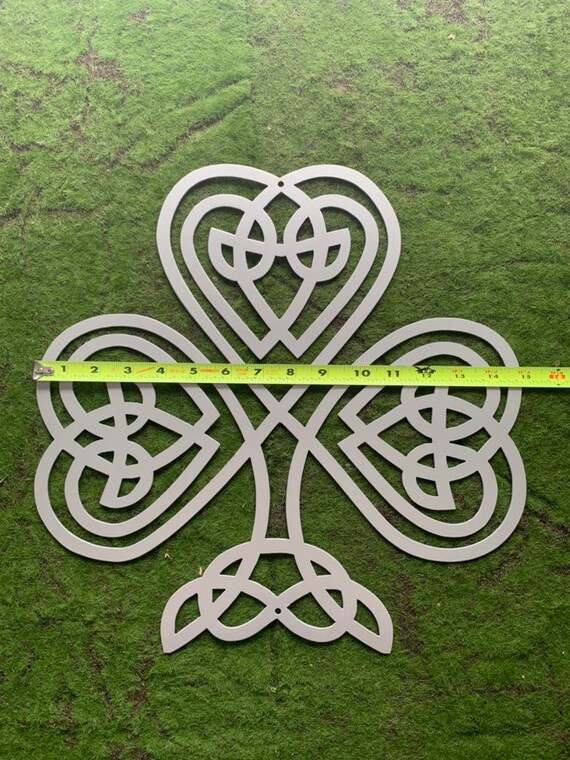 Celtic Cross With Clover