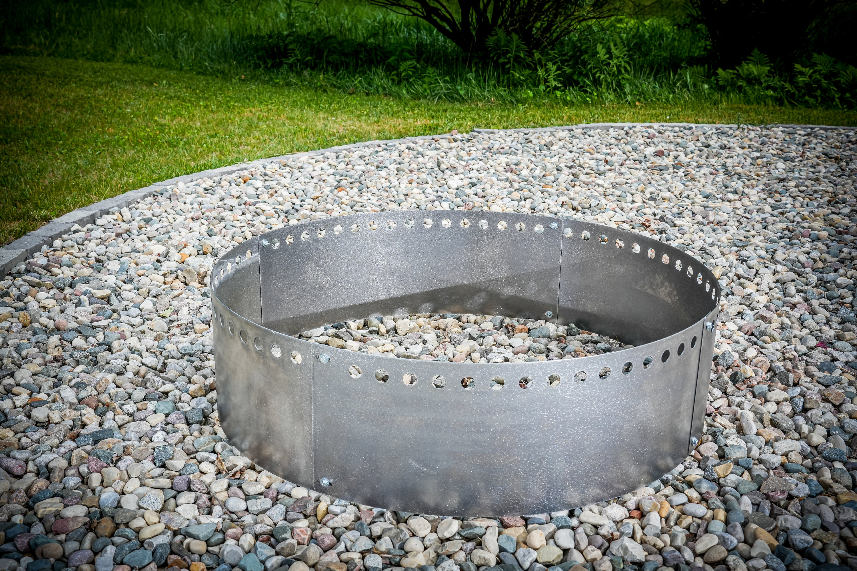 Corten Steel Smokeless Fire Ring – Heavy-duty Custom Fire Pit Insert ...