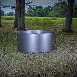 Corten Steel Smokeless Fire Ring – Heavy-duty Custom Fire Pit Insert ...