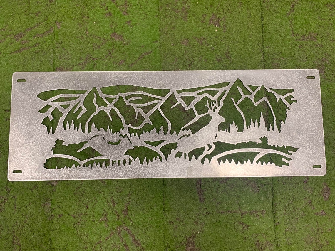 Heavy Duty Fire Pit Ring Deer Outdoor Decor Metal Garden Fire - Etsy