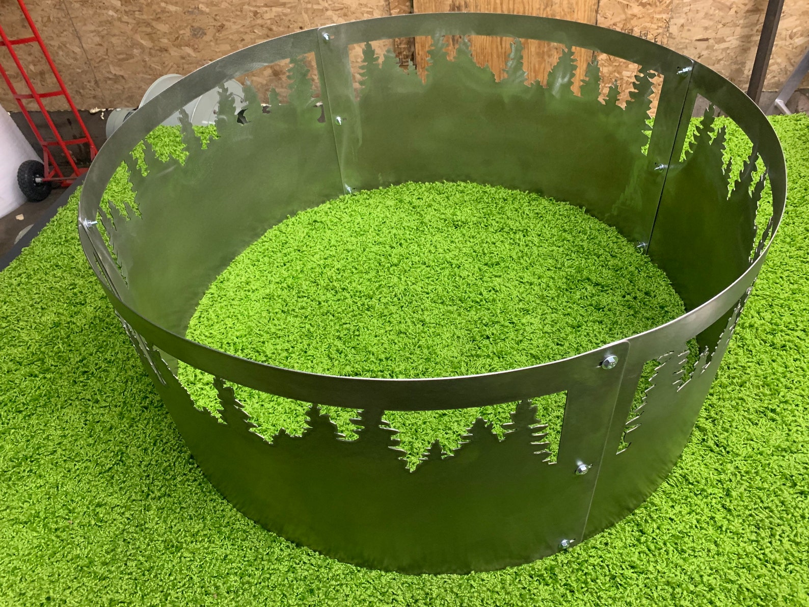 Heavy Duty Pine Tree Style Fire Ring Personalized Custom Fire - Etsy