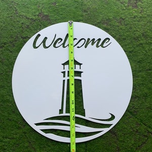 Lighthouse Welcome Sign Landscape Light Station Maritime - Etsy