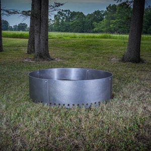 Solid With Holes Heavy-duty Steel Smokeless Fire Ring - Customizable ...