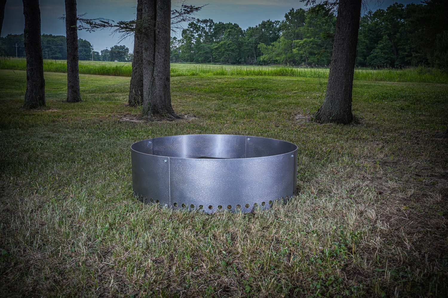 Corten Steel Smokeless Fire Ring – Heavy-duty Custom Fire Pit Insert ...