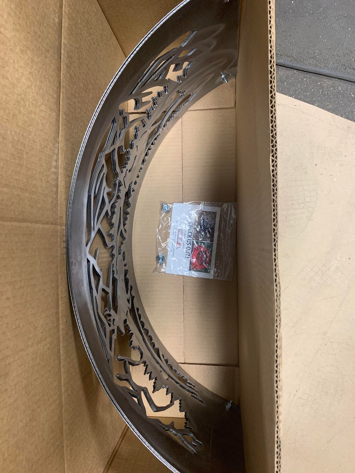 Heavy Duty Fire Pit Ring Deer Outdoor Decor Metal Garden Fire - Etsy