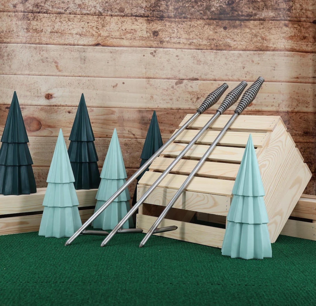 Stainless Steel Fire Poker Heavy Duty Fire Pit Tool Outdoor Fire Iron ...