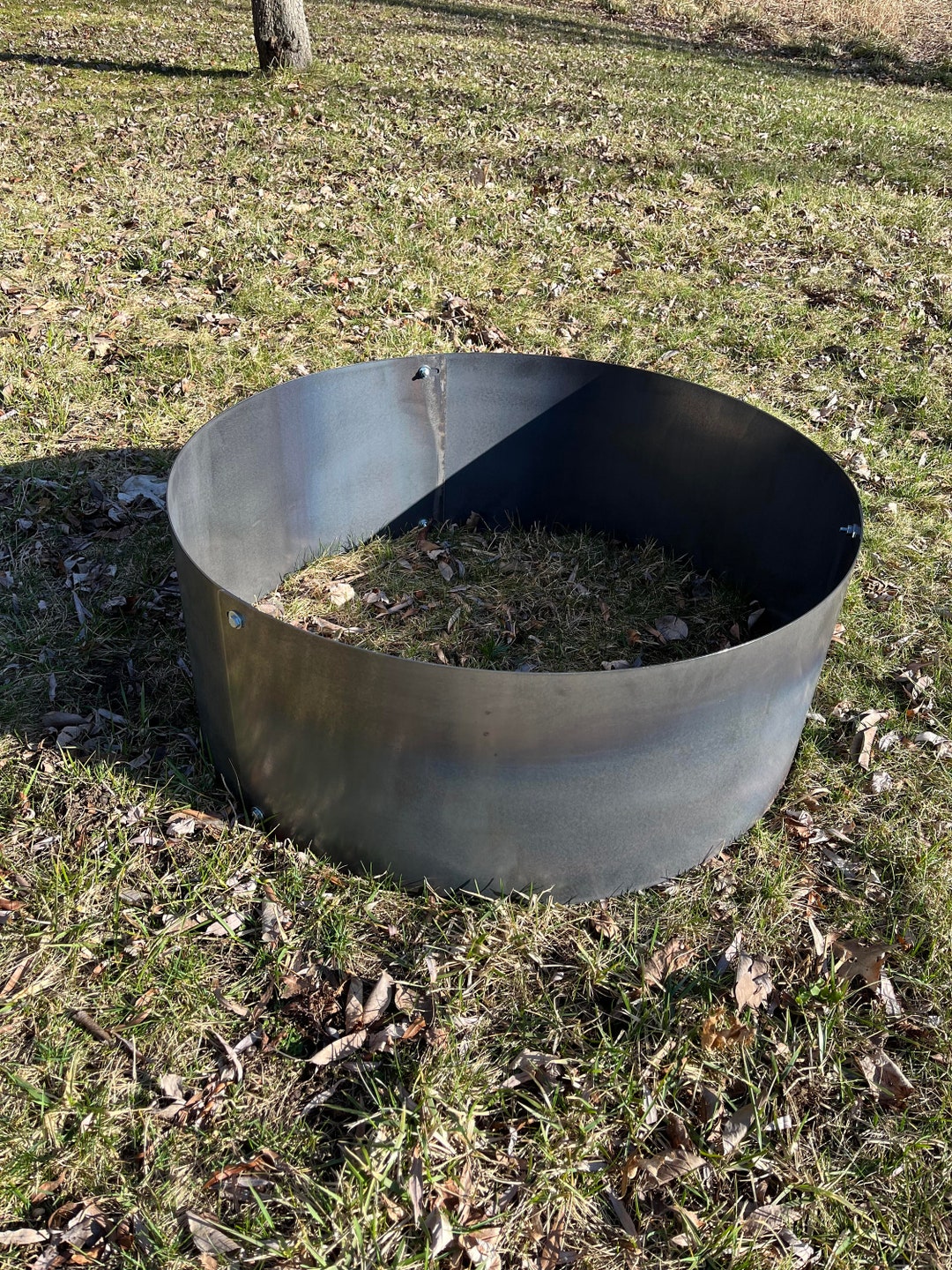 Handcrafted Corten Steel Fire Pit - Solid, Durable, Rustic, Long ...