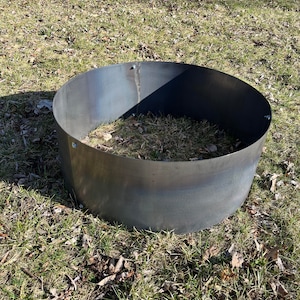 Handcrafted Corten Steel Fire Pit - Solid, Durable, Rustic, Long ...