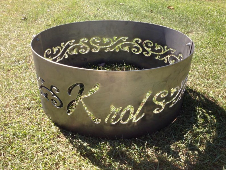 You Design Fire Ring or Custom Fire Ring Customized Design - Etsy