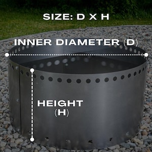 Corten Steel Smokeless Fire Ring – Heavy-duty Custom Fire Pit Insert ...