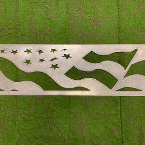 American Flag Fire Ring Corten Waving Ripped USA Fire Pit Outdoor ...