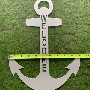 Welcome Anchoranchor Door Hanger Name Sign/anchor Welcome - Etsy