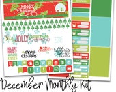 December Monthly Calendar Kit Month Functional Kit - Etsy